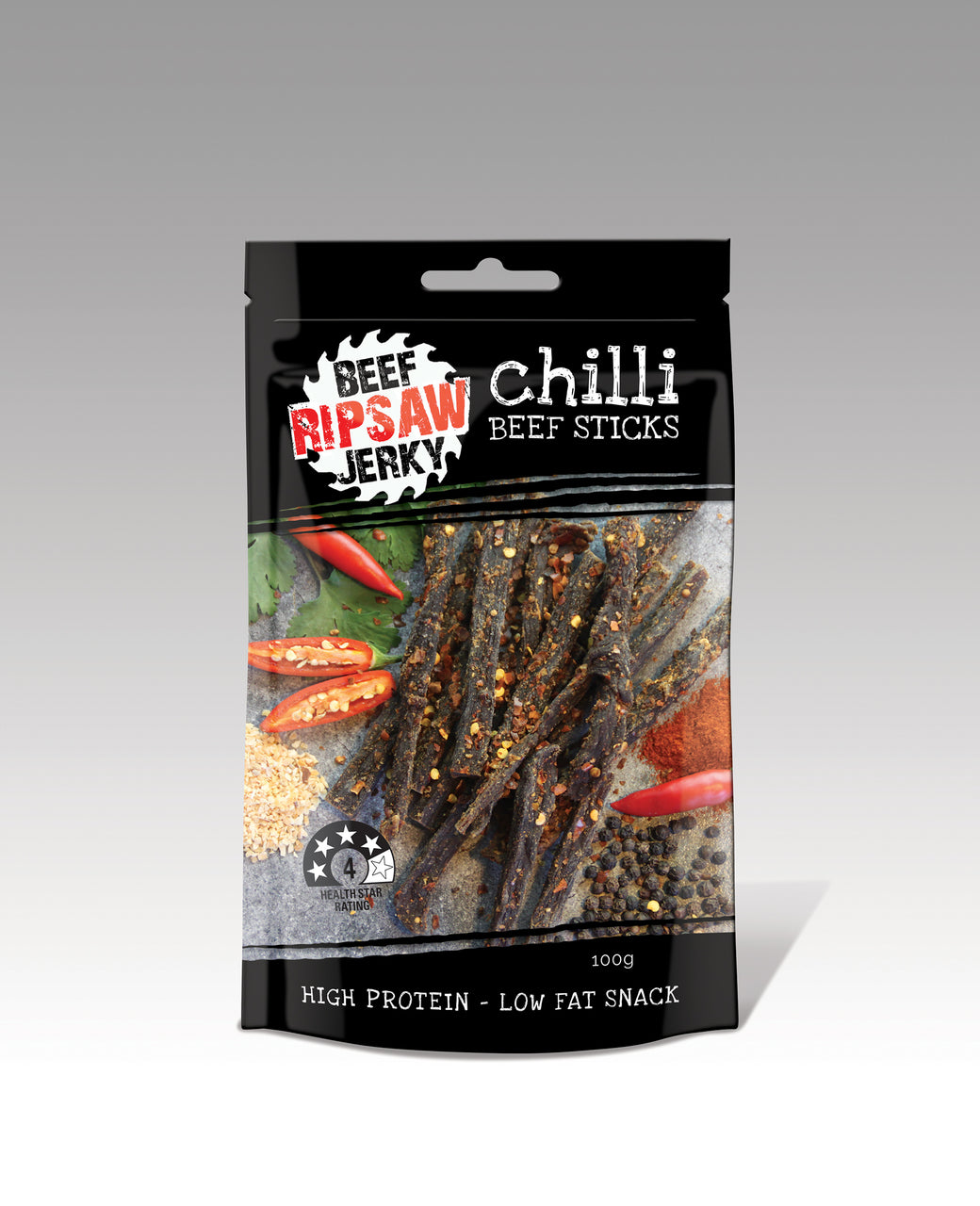 CHILLI BEEF STICKS (Stokkies) – Ripsaw Jerky
